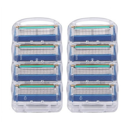 8 pieces five layers of blades universal gili wind speed 5 razor frame ...