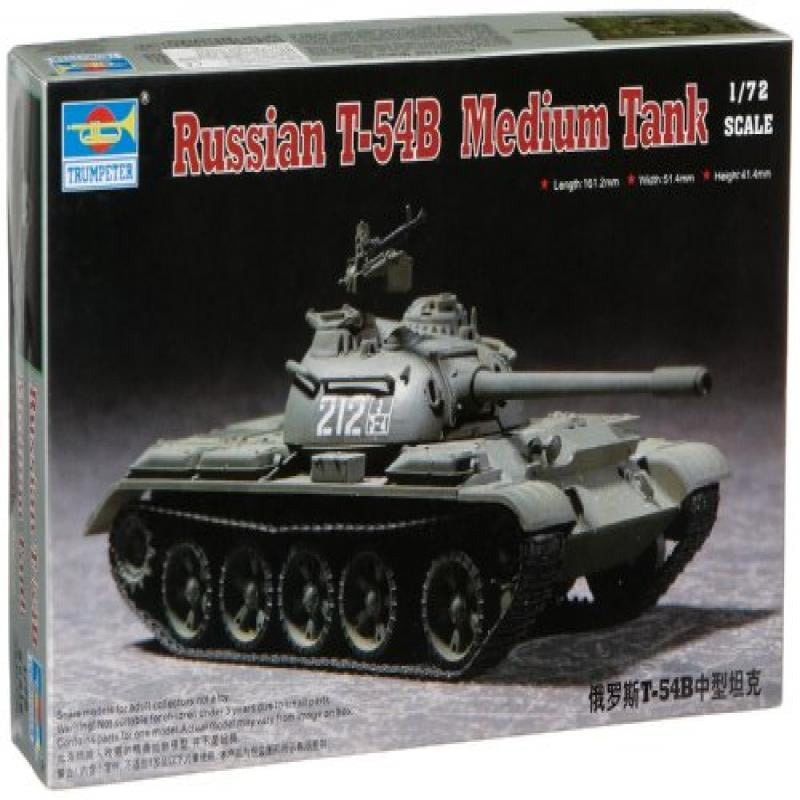 Trumpeter 1/72 Russian T55 M1958 Tank Medium - Walmart.com