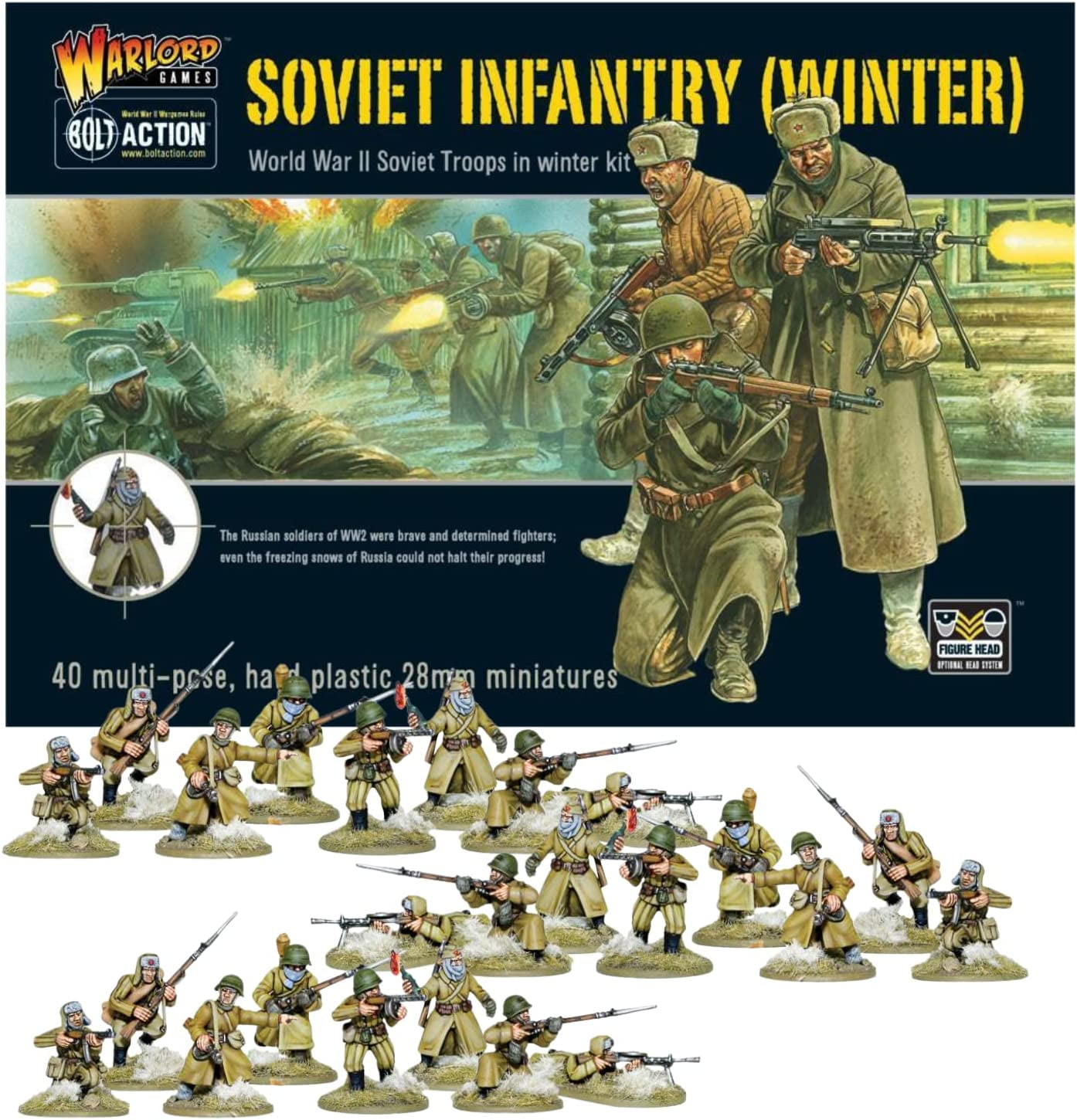 Wargames Delivered Bolt Action Miniatures - Warlord Games Soviet ...