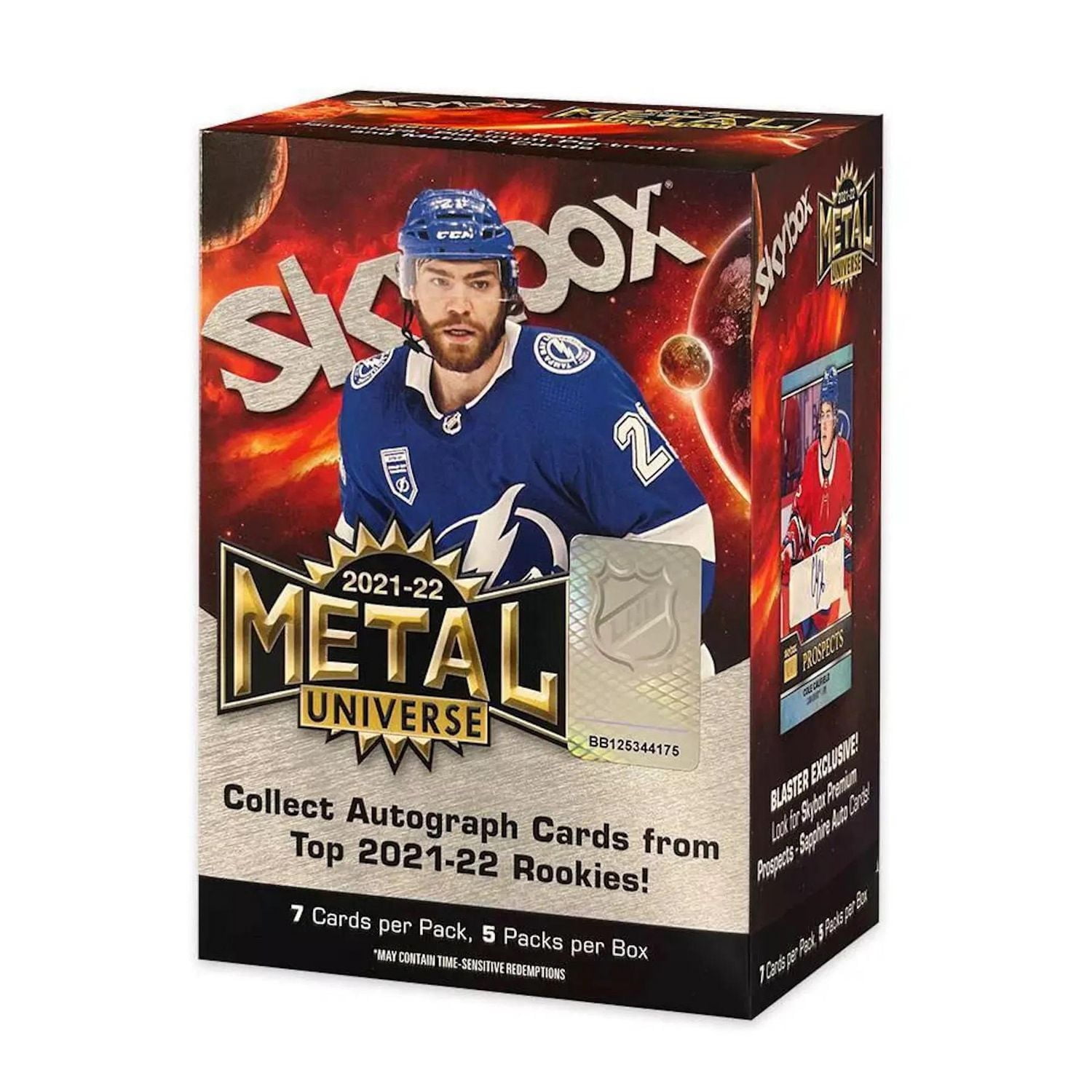 Click here for 2021-22 Upper Deck Skybox Metal Universe Hockey Bl... prices