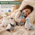 MorisMos 4 Bulk Plush Pigeon Toys Set 9.8in Soft Stuffed Pigeon Animals ...