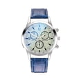 Resicozy Mens Watches Casual Big Face Watch Stainless Quartz Dress ...