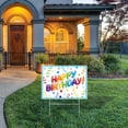 6 Pack Bulk Plastic Happy Birthday Party Yard Sign - Walmart.com