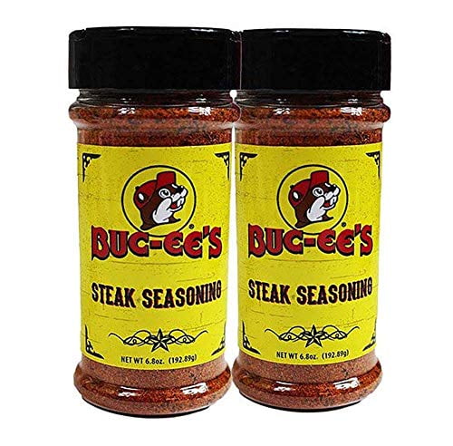 Buc-ee's Steak Seasoning Dry Rub, Meat Seasoning, (2 Pack Set, 6.8 ...