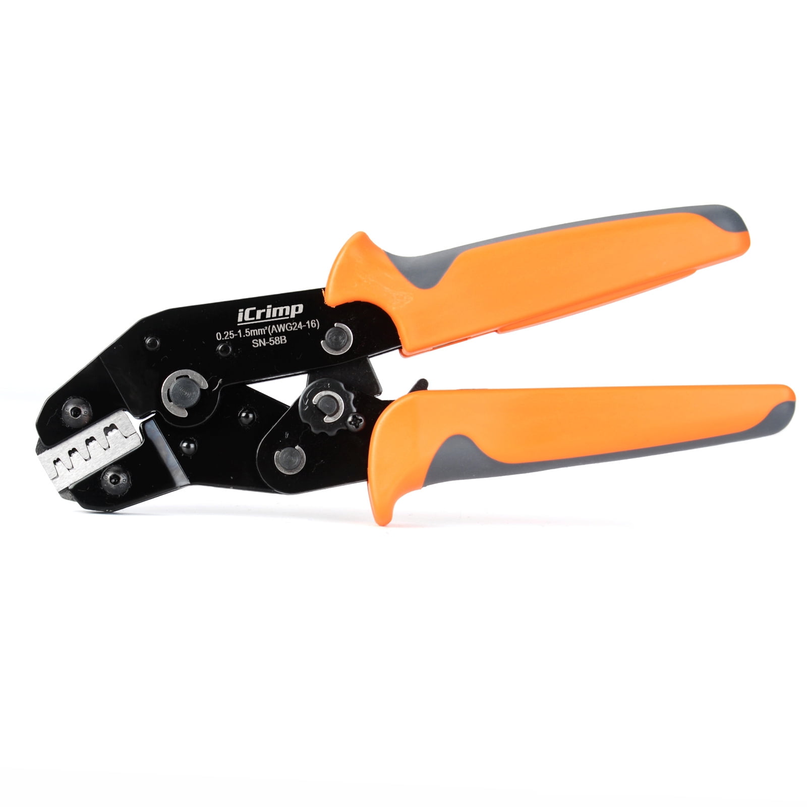 iCrimp 24-16AWG(0.25-1.5mm²) Open Barrel Dupont Crimping Plier SN-58B ...