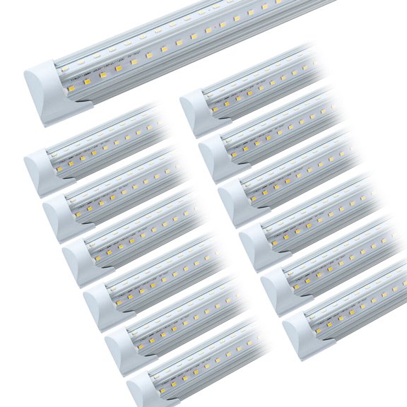 SKYSHALO 10 Pack 4 FT LED Shop Light 40W Linkable Ceiling Shop Light ...