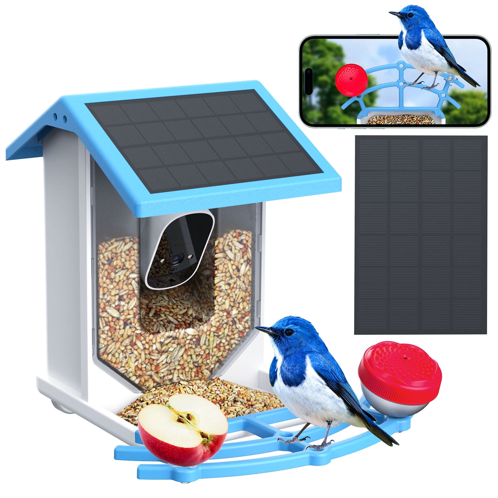Click here for Tbgenius Smart Bird Feeder With Camera Solar Power... prices