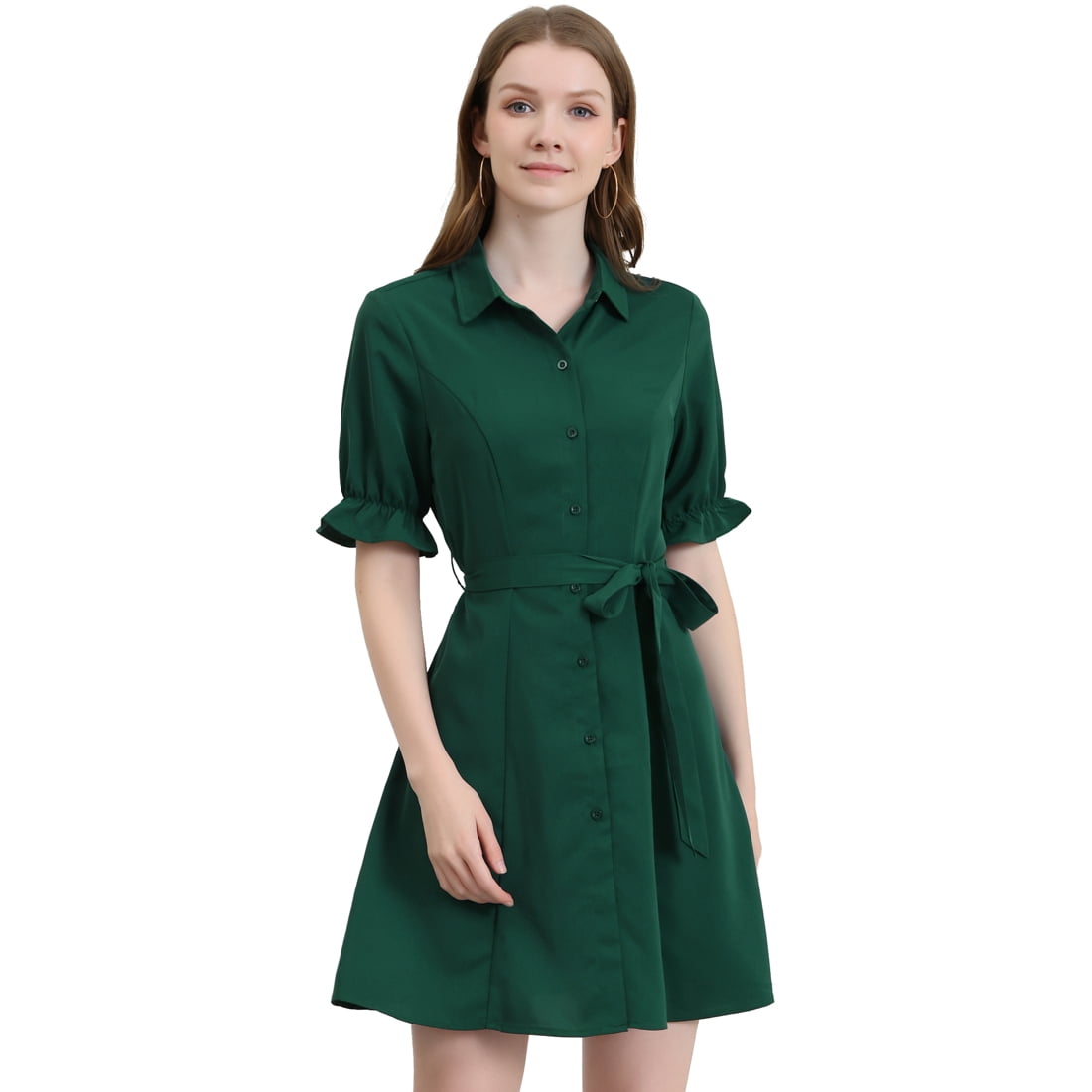 Click here for Inspire Chic Womens Casual Short Sleeve Solid Colo... prices