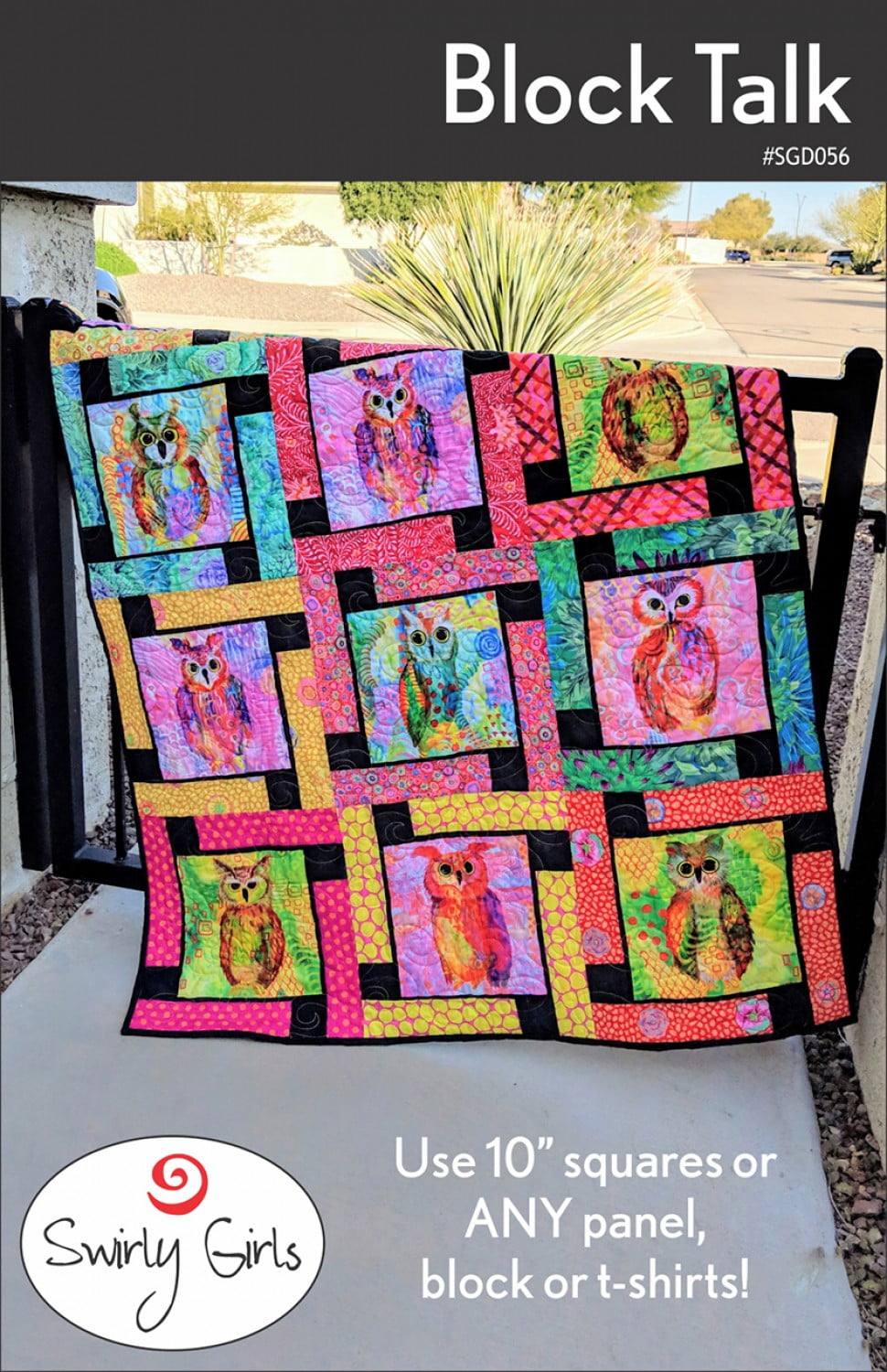 Block Talk Quilt Pattern by Swirly Girls Design - Walmart.com