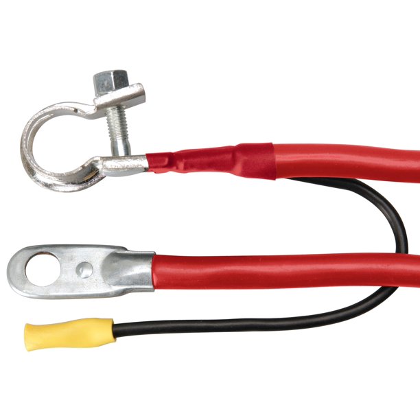 Coleman Cable 38-4LR 38" Red 4 Gauge Battery Cable With Lead Wire ...