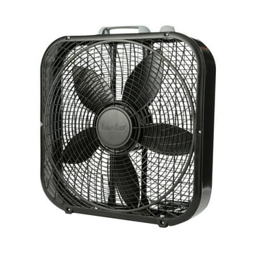 "Holmes® Heavy Duty 20"" 3-Speed Box Fan for Large Room, Black with ...