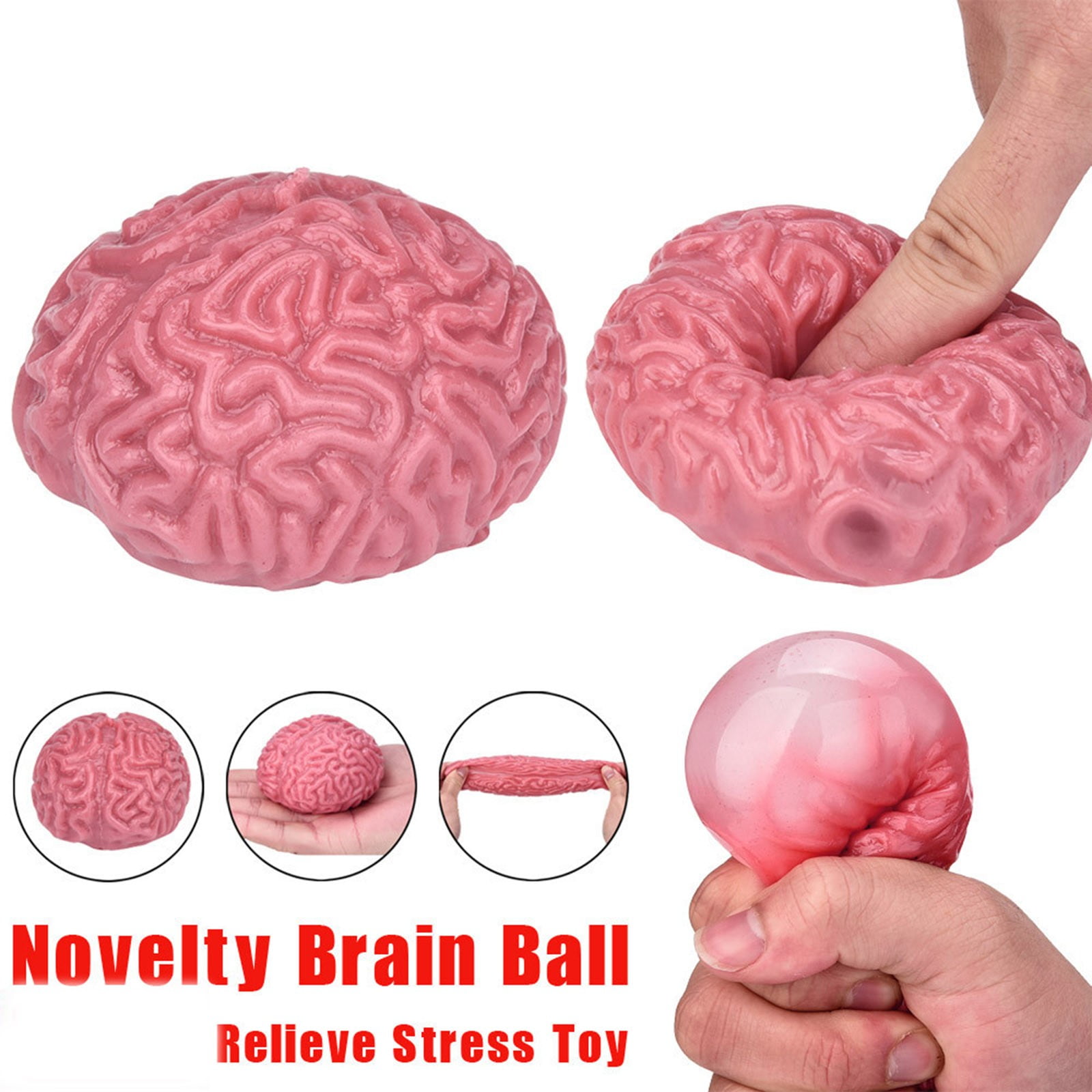 Click here for Chenjiaaa 2pc Novelty Brain Toy Squeezable Toys Re... prices
