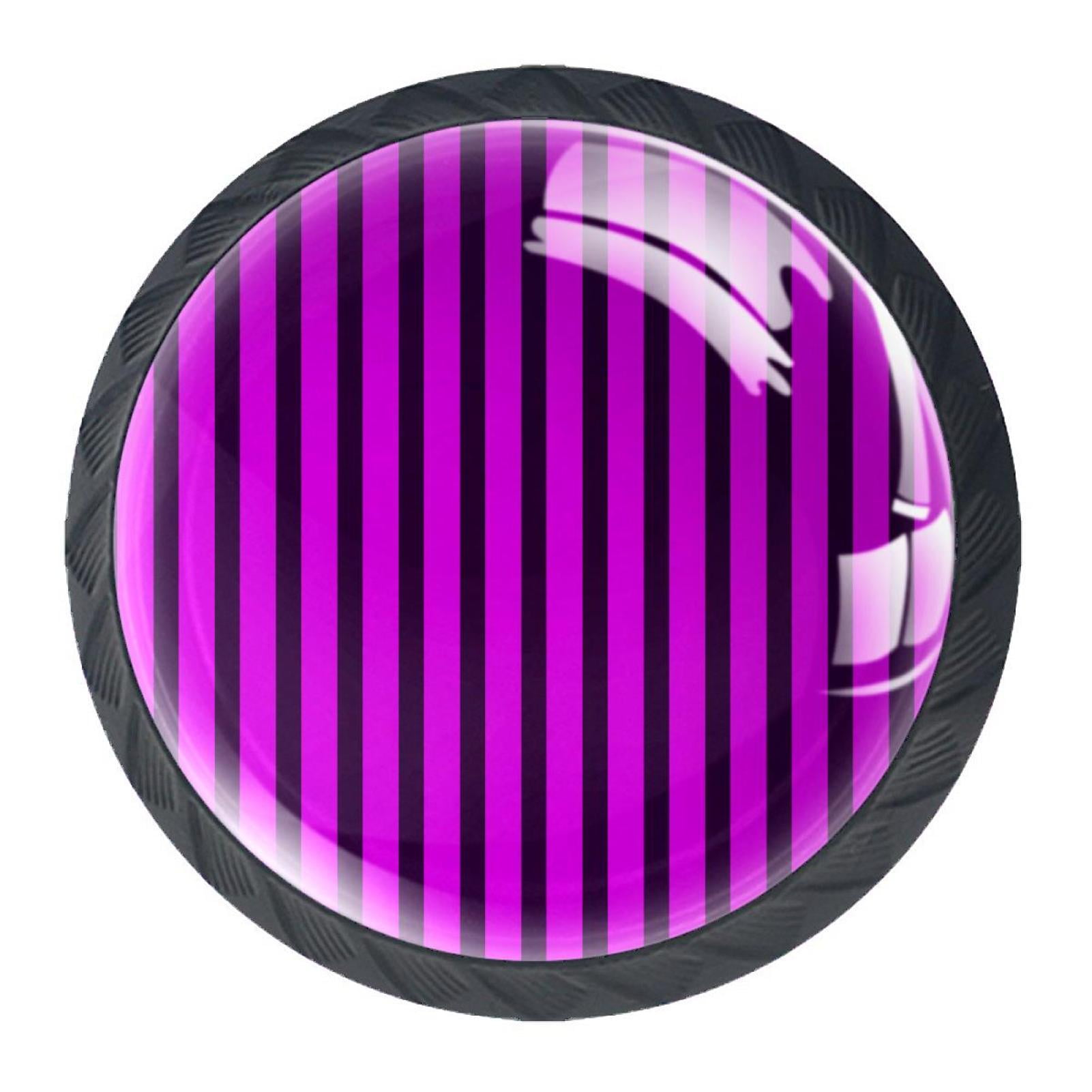 4 Pcs Stripe Black Red Knobs for Kitchen Cabinet Cupboard Dresser Bookcase Drawer Pulls Handles ...