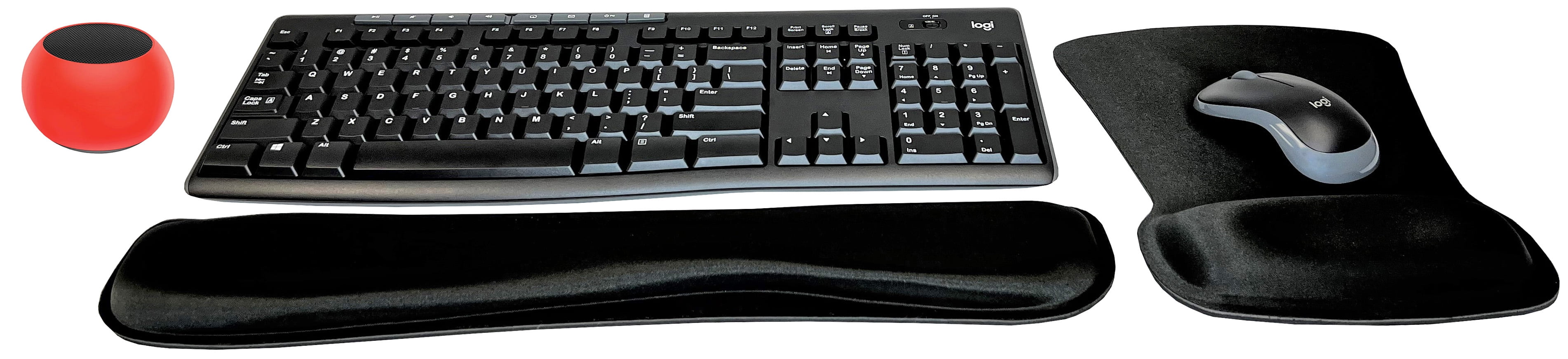 Logitech MK270 Wireless Keyboard & Mouse Combo Active Lifestyle Travel ...