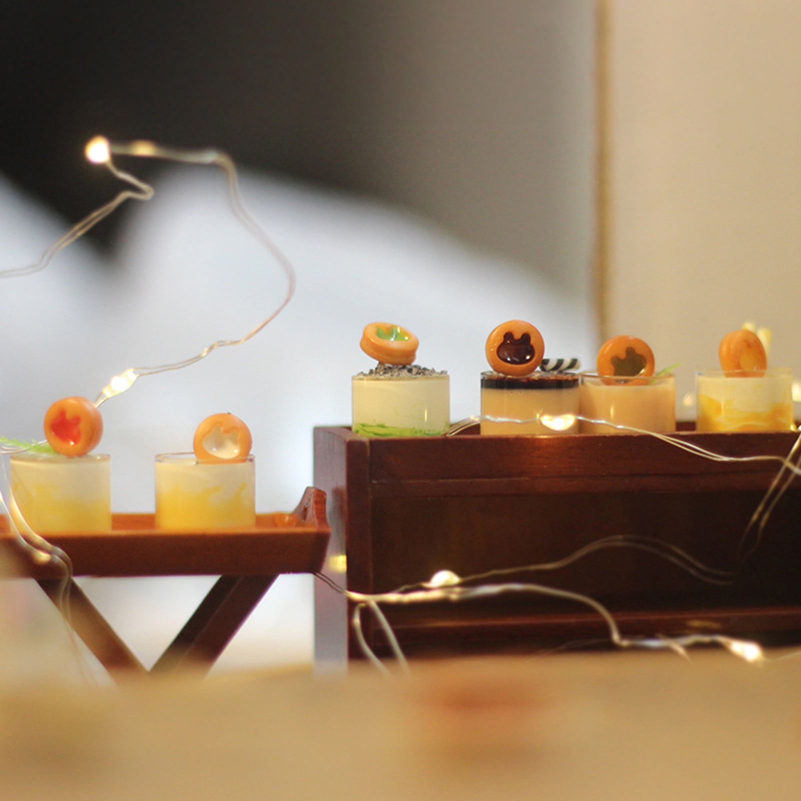 Hesroicy 6Pcs Miniature Cookies High Reduction Degree 3D Shooting Props ...