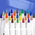 Arrtx Acrylic Paint Pens, 30V Colors, Brush Tip Markers, Water-Based ...