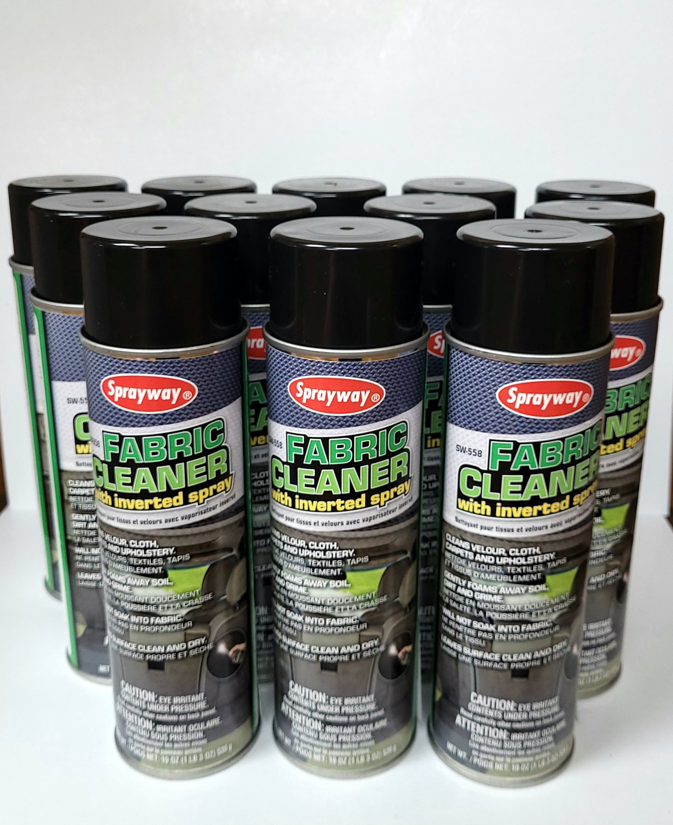 12 Cans Sprayway 558 Fabric Cleaner - Walmart.com