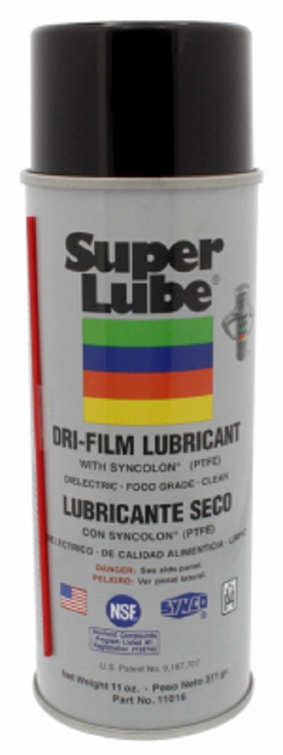 Synco Super Lube 11016 11 oz Can Of Dri-FIlm Lubricant - Quantity of 3 ...
