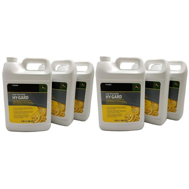 John Deere Original Equipment (6 PACK) 1 Gallon Hy-Gard Transmission ...
