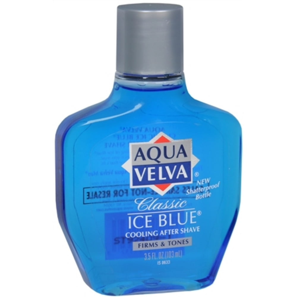 Aqua Velva Classic Ice Blue Cooling After Shave 3.50 oz (Pack of 6 ...