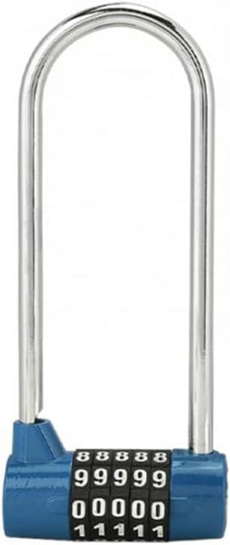 Combination Lock, 5 Digit Combination Padlock, 116mm Long Flexible ...
