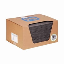 Pig Sorbent Pad, 17 gal, 15 in x 20 in, Universal, Gray, Polypropylene ...