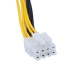 20cm ATX 4 Pin Female To 8 Pin Male EPS Power Cable Adapter CPU Power ...