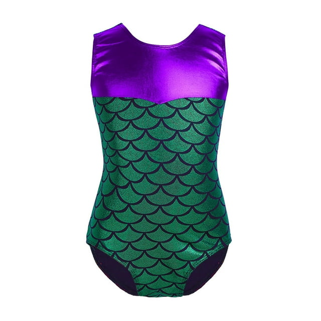 YiZYiF Kids Girls Glittery Gymnastics Dance Leotard Toddler Little ...
