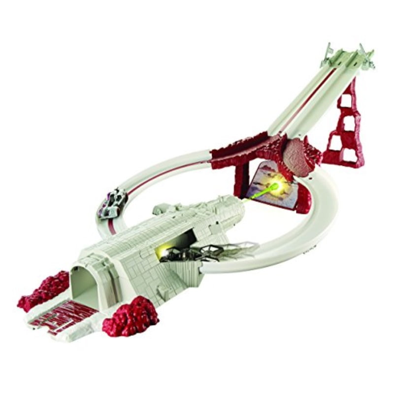 Hot Wheels Star Wars Crait Assault Raceway Track Set - Walmart.com