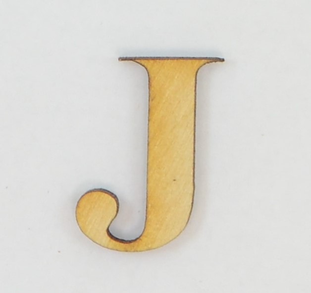 1 Pc, 12 Inch X 1/4 Inch Thick Times New Roman Bold Wood Letters J ...