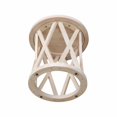 Round Ceylon Solid Wood End Table Unfinished - Walmart.com