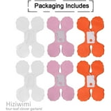 Hiziwimi Reusable Four-Leaf Clover Paper Flower Garland, 11.81 Feet ...