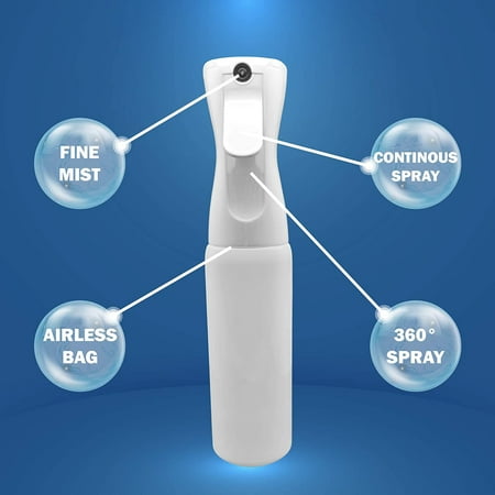 Continuous Hair Plant Mister Spray Bottle Fine Empty Small Mist Spray ...