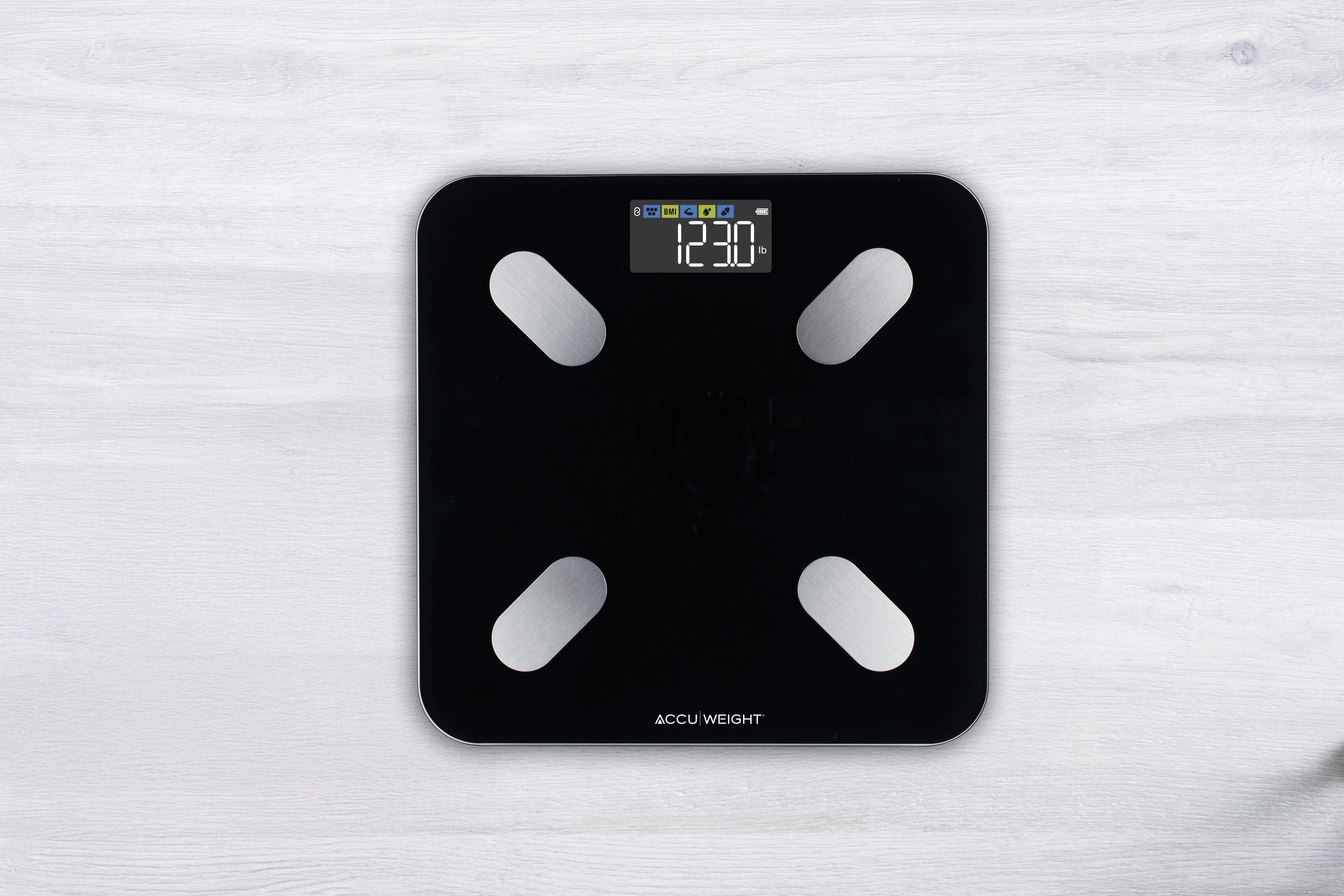 Accuweight Bluetooth Body Composition Smart Scale, Track your progress ...