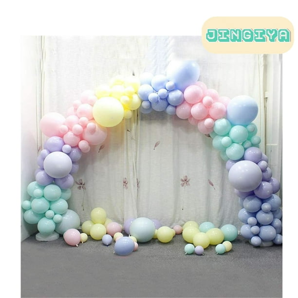 Rainbow Balloon Garland Arch Kit 171pcs Latex Balloon Pastel Balloon