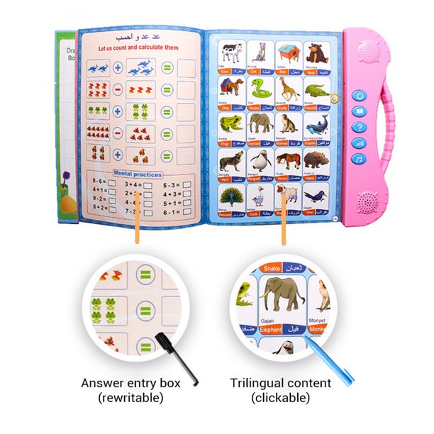 stanreset English Learning Machine Electronic Learning Study Book for ...
