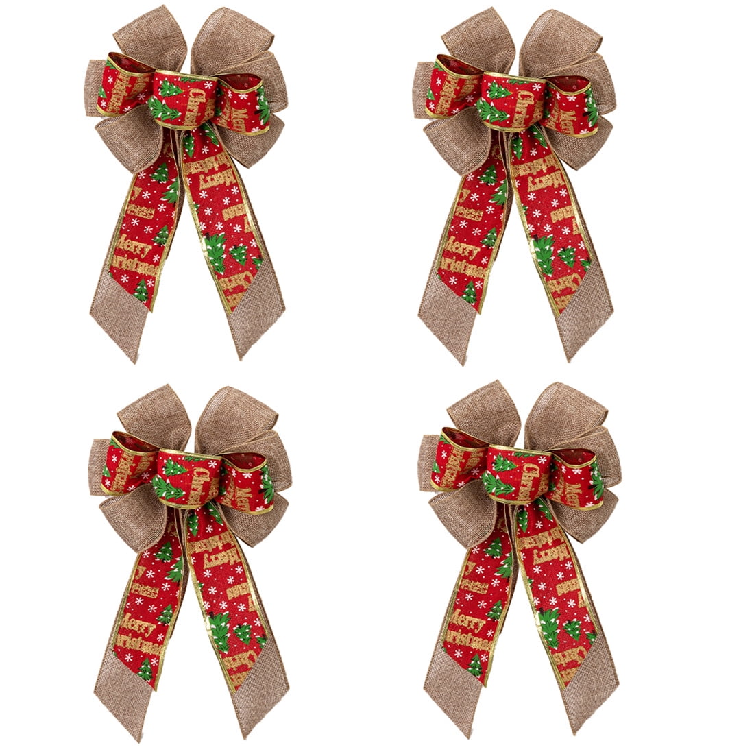 Large Outdoor Christmas Bows for Wreaths - Bows for Christmas Tree ...