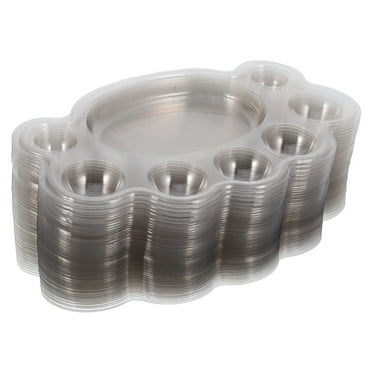 WORGEOUS Plastic Paint Palette with Sponge Oil Wet Palette Box Painting ...