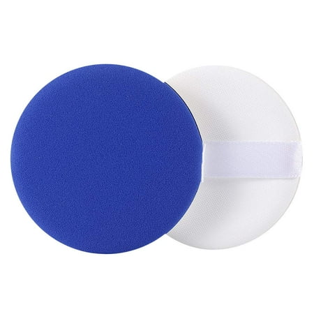 2 Pieces Soft Sponge Puff Round Makeup Cosmetic Powder Puff for ...