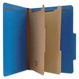 Universal Pressboard Classification Folders, Letter, Six-Section ...
