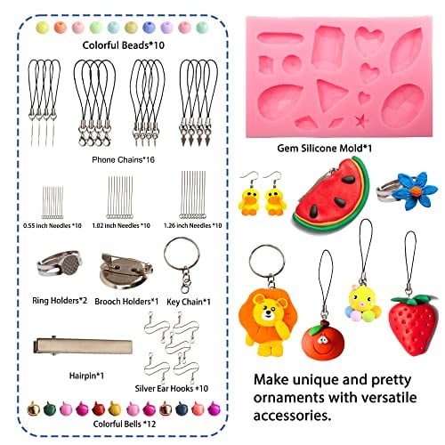 Polymer Clay, 57 Colors Shuttle Art 1.2 oz/Block Oven Bake Modeling ...
