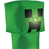 Disguise 4 ft Blowup Inflatable Minecraft Creeper Yard Decoration ...