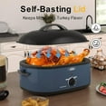 Superjoe 18 QT Electric Roaster Oven, Stainless Steel Roaster Pan for ...