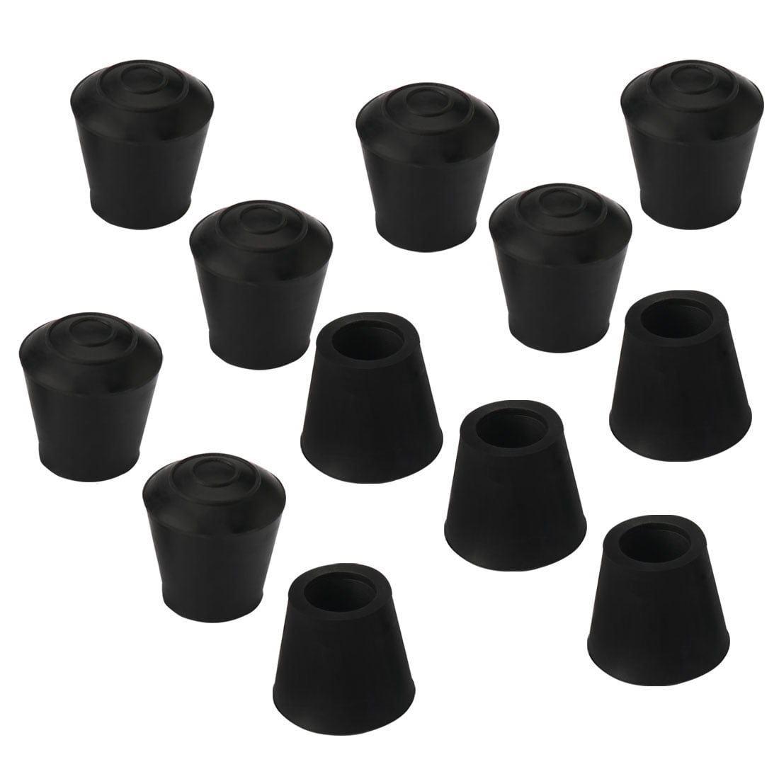 Rubber Leg Cap End Tip Furniture Feet Protector 10mm 3/8" Inner Dia ...
