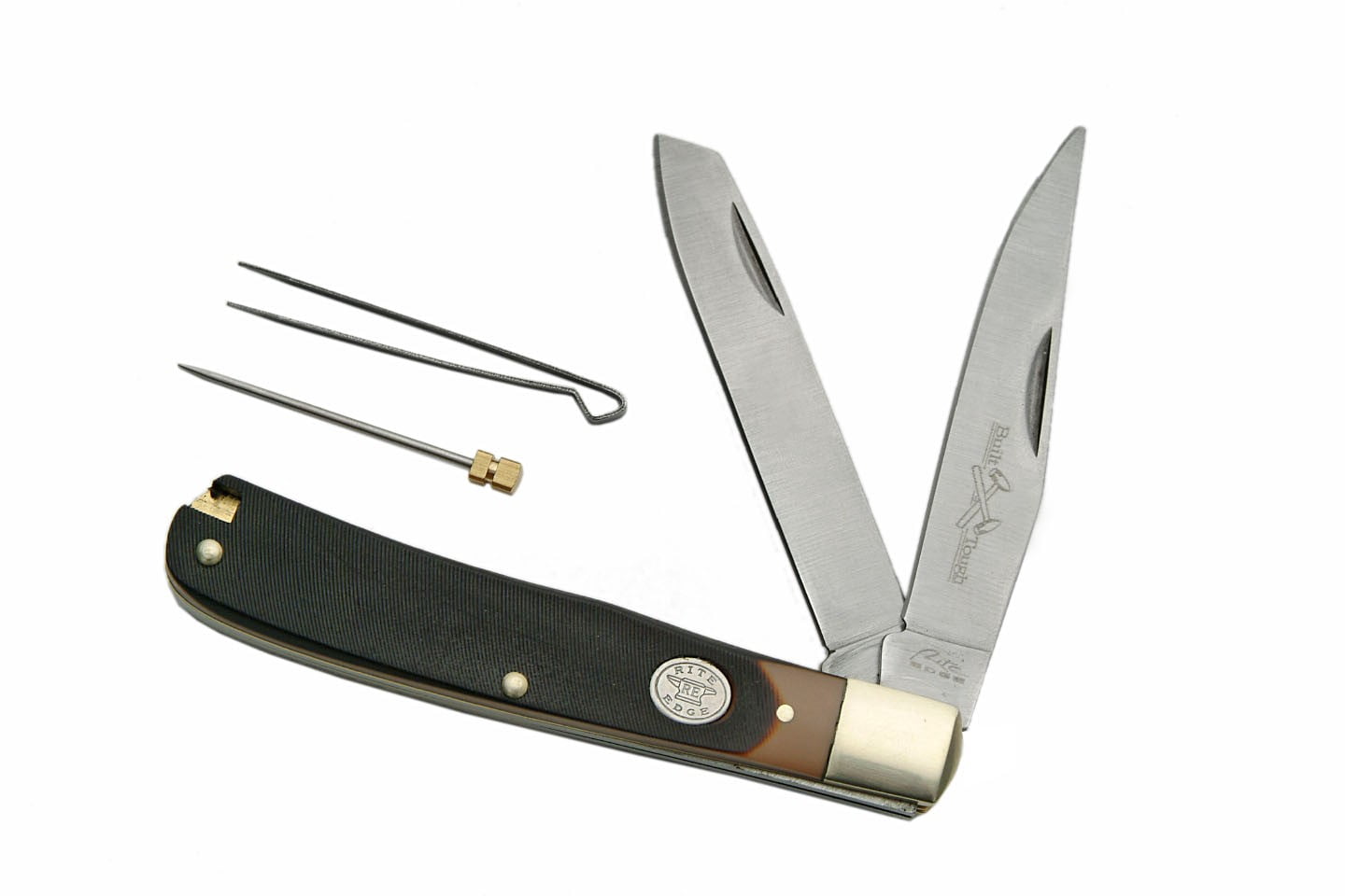 FOLDING POCKET KNIFE | Rite Edge Tweezer + Pick Classic Camping Blade ...
