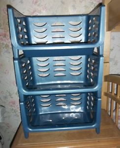 Mainstays Chrome Stacking Basket Large - Walmart.com