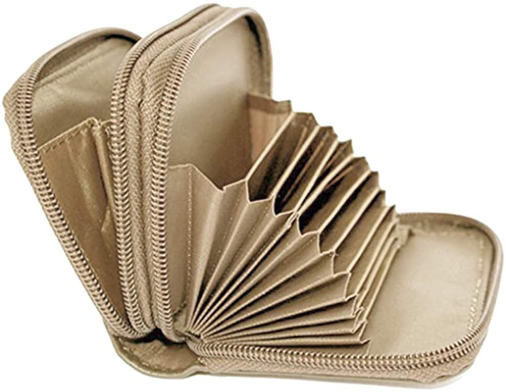 SILVERFEVER Women Wallet Card Holder RFID Purse Women's Leather Credit ...