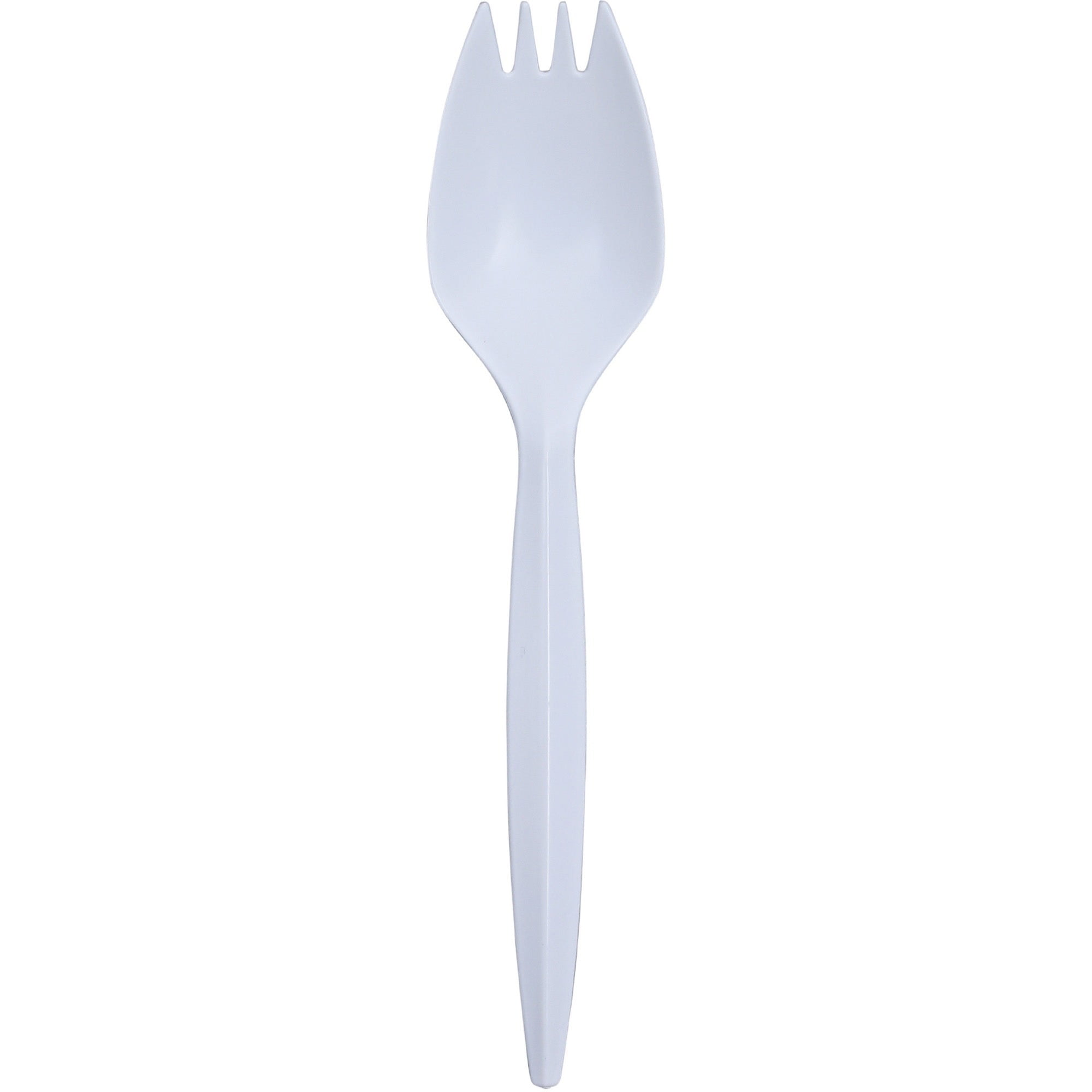 Genuine Joe Medium-Weight Plastic Spork 1000/Carton - 1 x Spork ...