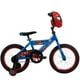 Huffy 16-inch Spider-Man Bike for Boys with Training Wheels, Blue/Red ...
