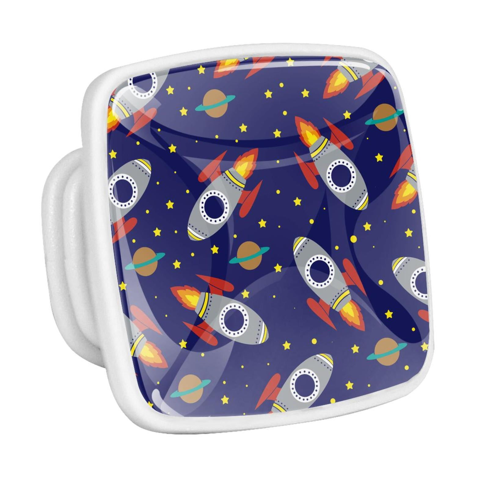 4PCS Square Cabinet Fluorescence Knob Glowing in the Dark Furniture ...